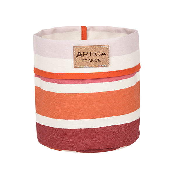 Catch-all basket in transat canvas - Garlin Mangue - Corbeille transat